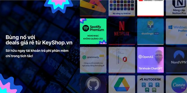 KeyShop.vn - Phần mềm bản quyền, game bản quyền chính hãng